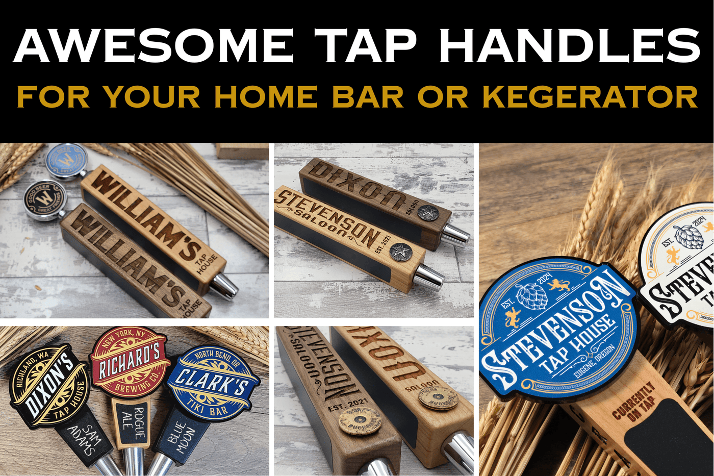 5 Awesome Tap Handles for Your Home Bar or Kegerator