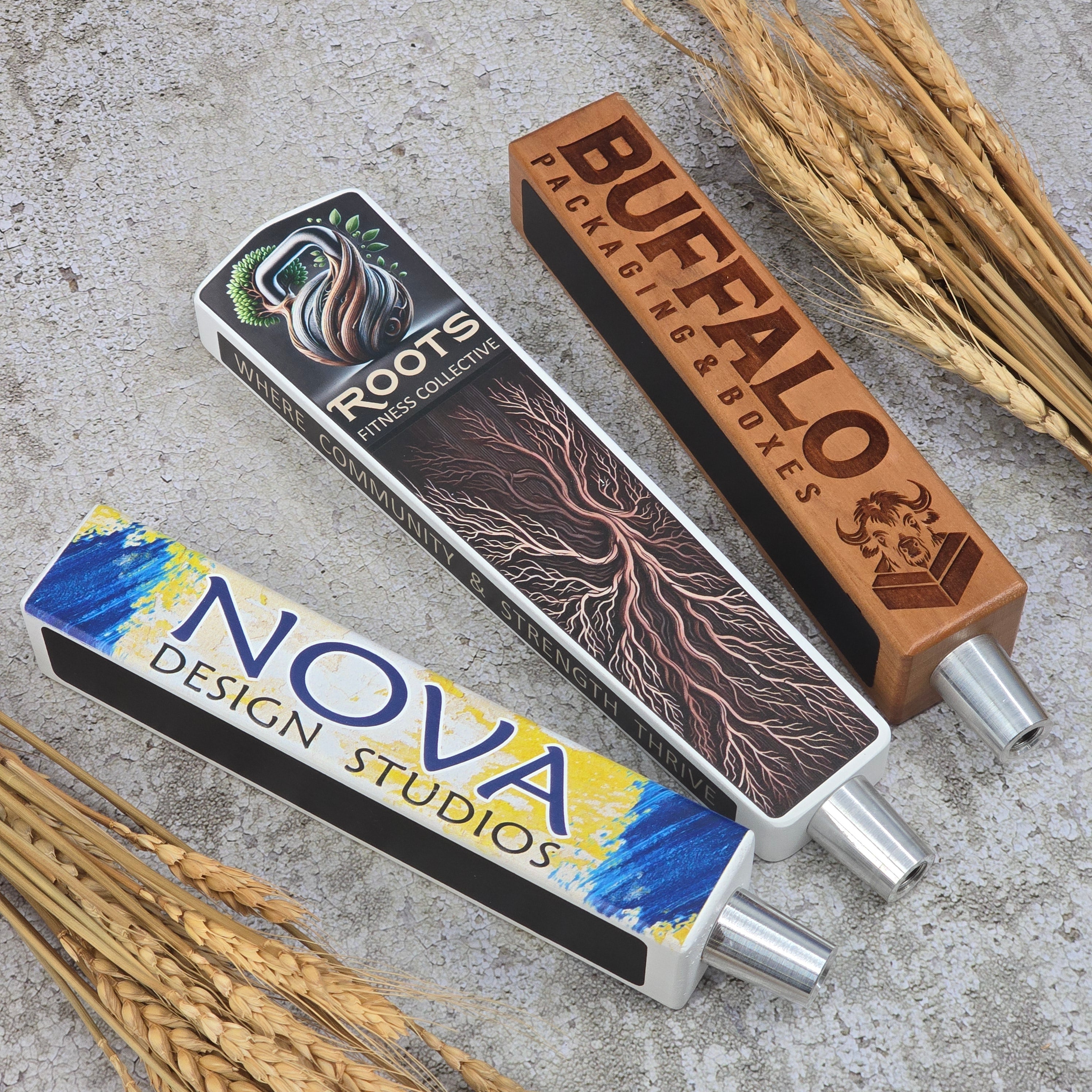 Find the perfect tap handles for your shop or office.