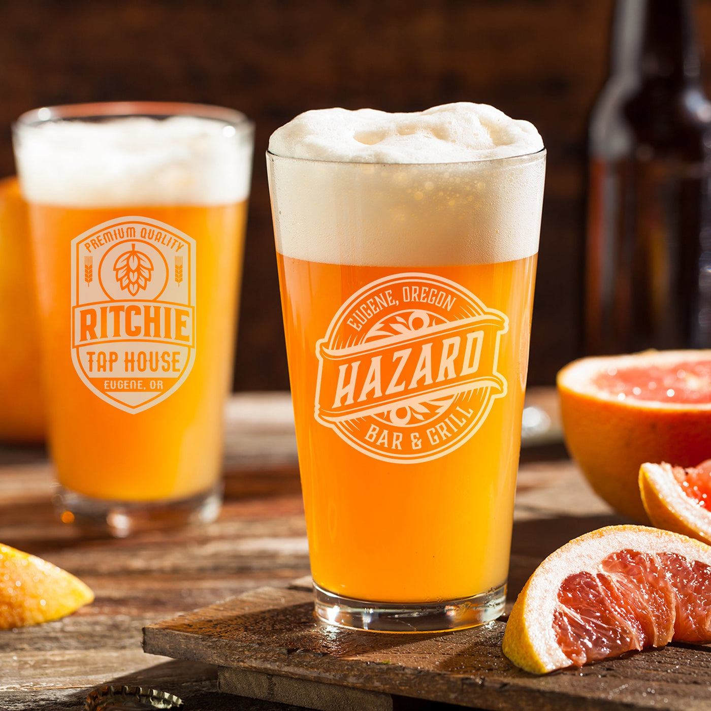 Custom Brew Gear-Get custom personalized beer and wine gifts.